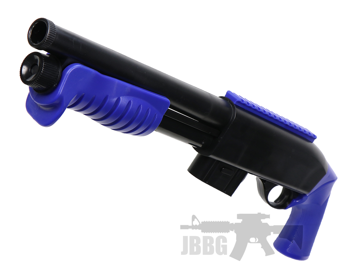 M401 Breacher Pump Action Tactical Shotgun Two-Tone Blue - Just BB Guns