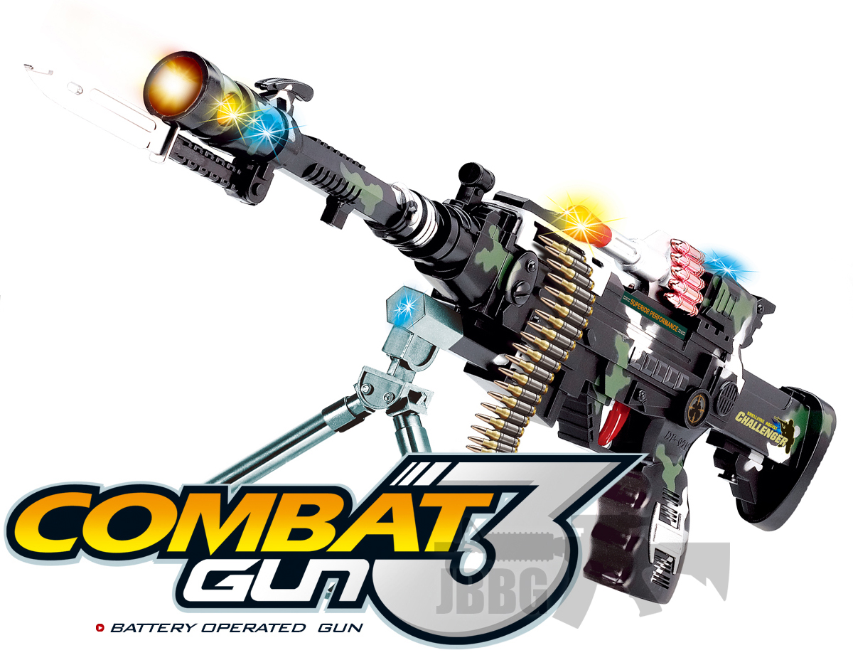 Battery Operated Combat 3 Toy Gun Df9218 - Just BB Guns