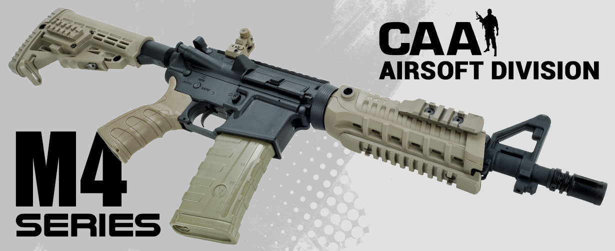 CAA M4S1 AEG Sport Series CQB 10.5 King Arms - Just BB Guns