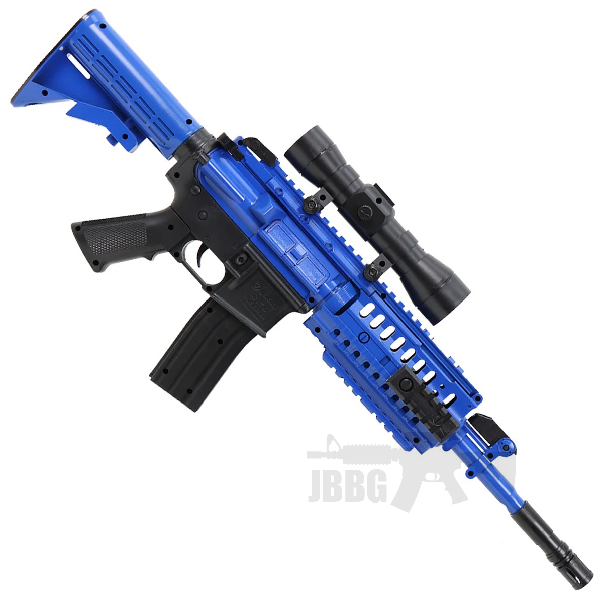 G70 M4 Style Spring BB Gun Two-Tone Blue