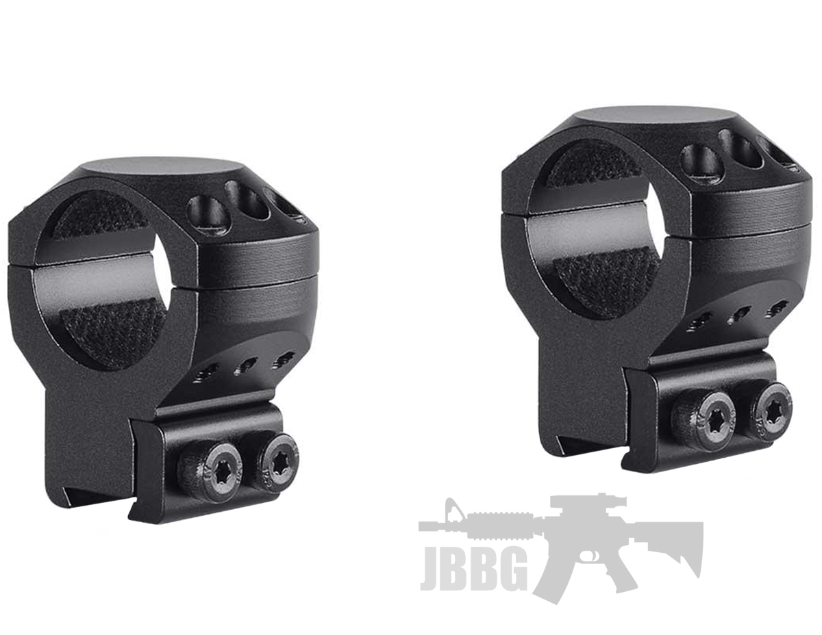 TACTICAL RING MOUNTS 1″ (2 PIECE 9-11 MM HIGH) - Just BB Guns
