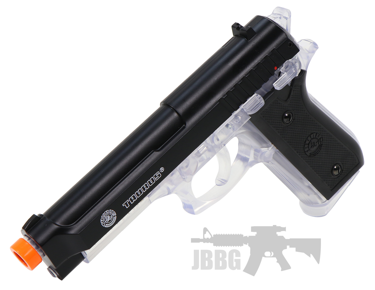 Taurus PT92 Spring Pistol with Black Metal Slide - Just BB Guns