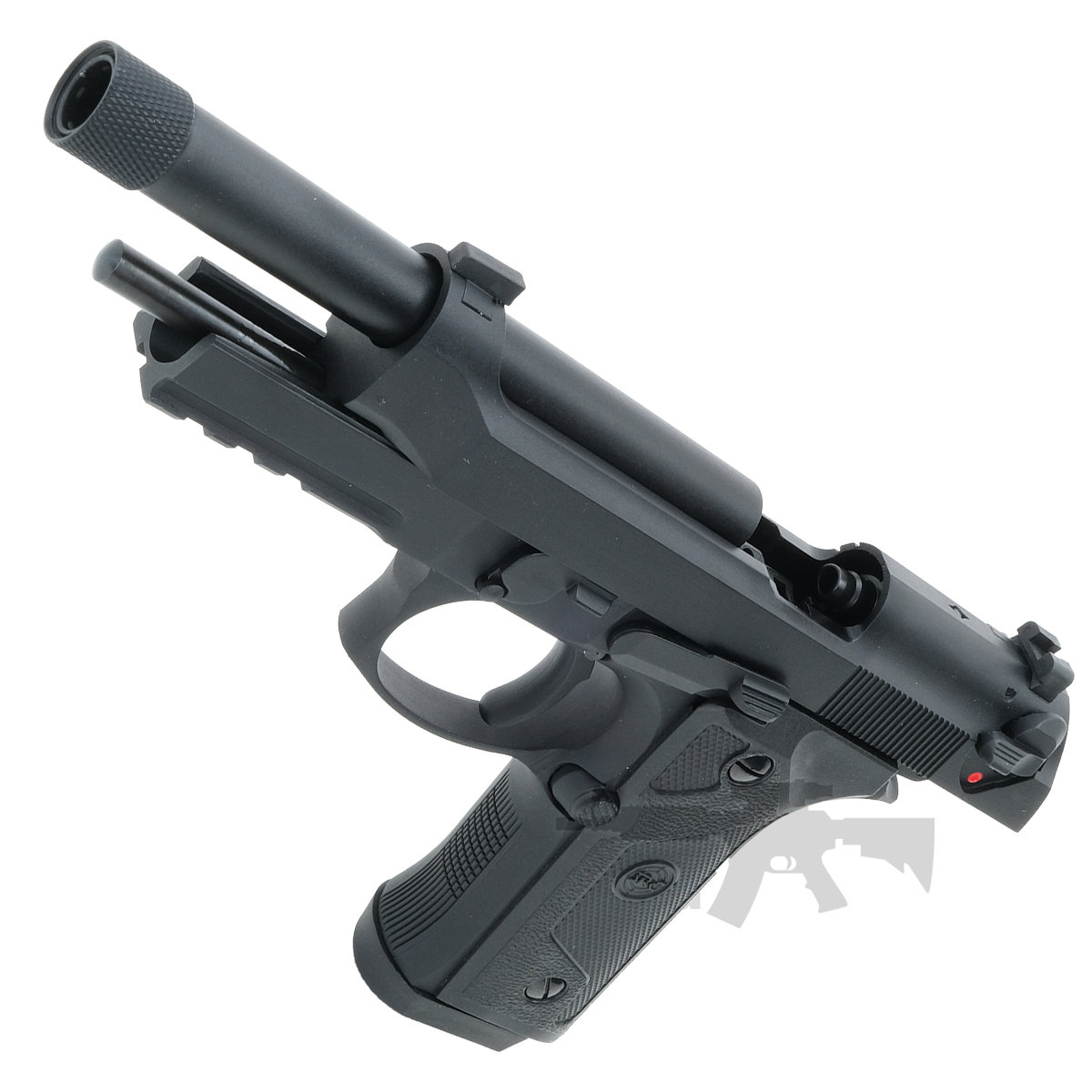SRC SR-92 A3 Airsoft Pistol GAS Blowback with Threaded Barrel Black