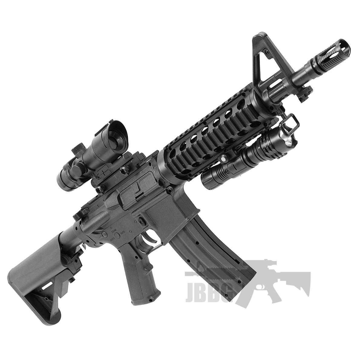 8907A M4 RIS CQB Spring Airsoft Gun - Just BB Guns