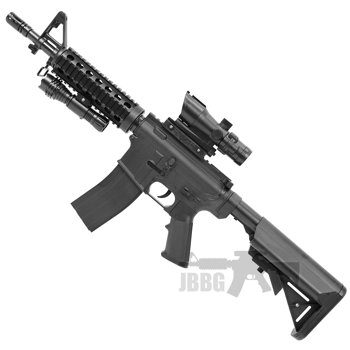 8907A M4 RIS CQB Spring Airsoft Gun - Just BB Guns