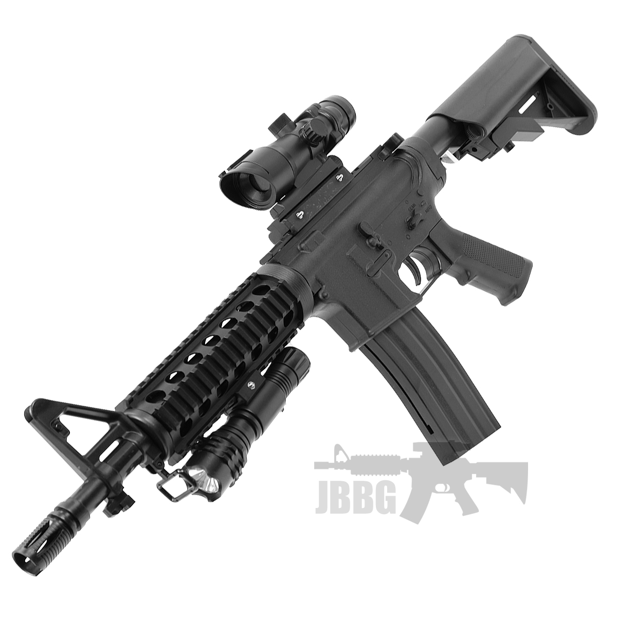 8907A M4 RIS CQB Spring Airsoft Gun - Just BB Guns