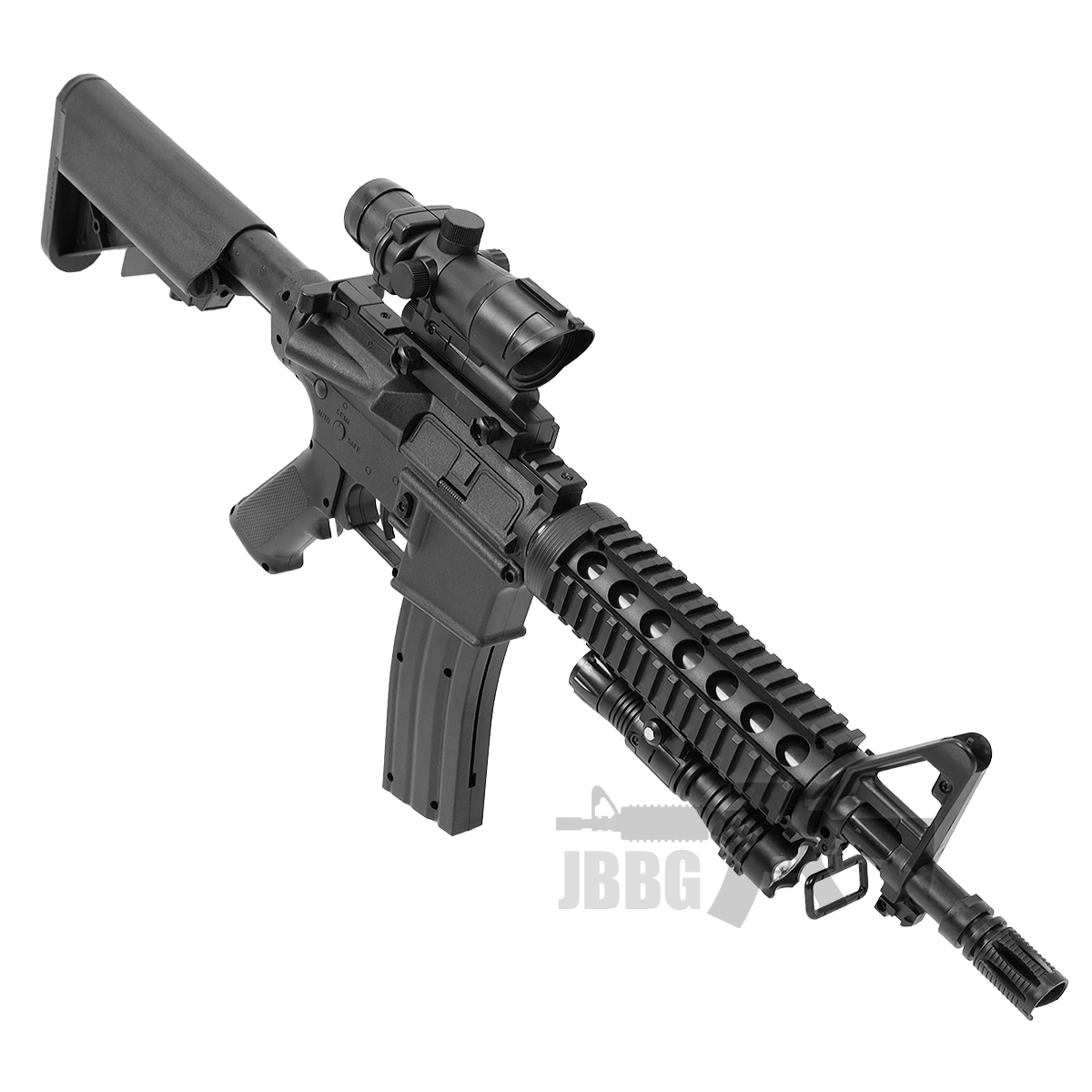 8907A M4 RIS CQB Spring Airsoft Gun - Just BB Guns