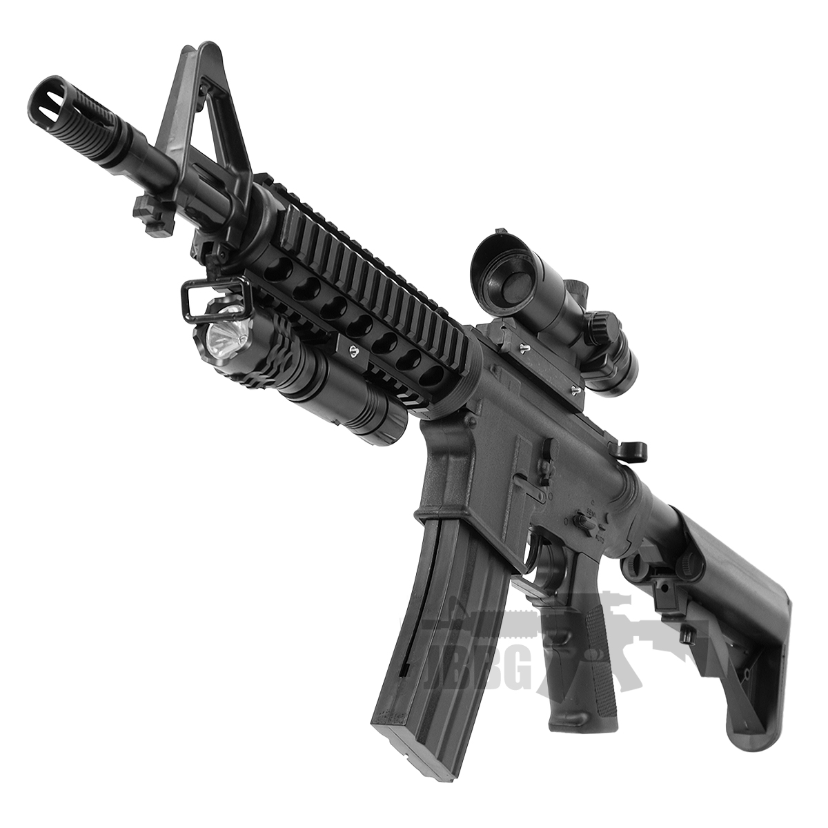 8907A M4 RIS CQB Spring Airsoft Gun - Just BB Guns
