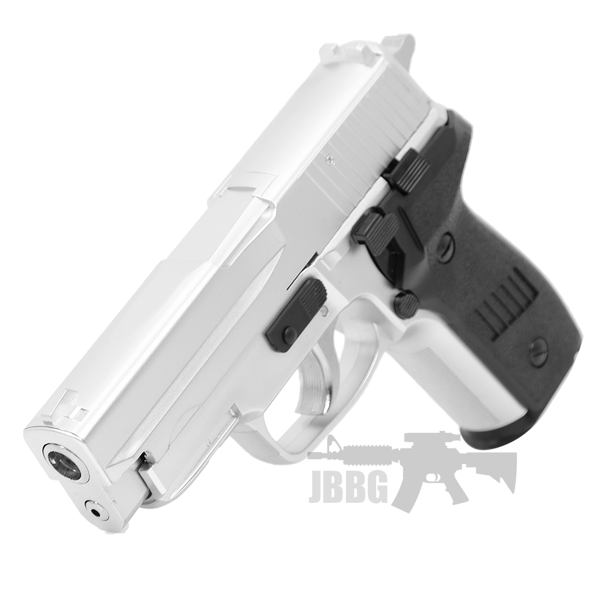HA109 Spring Airsoft BB Pistol Silver - Just BB Guns
