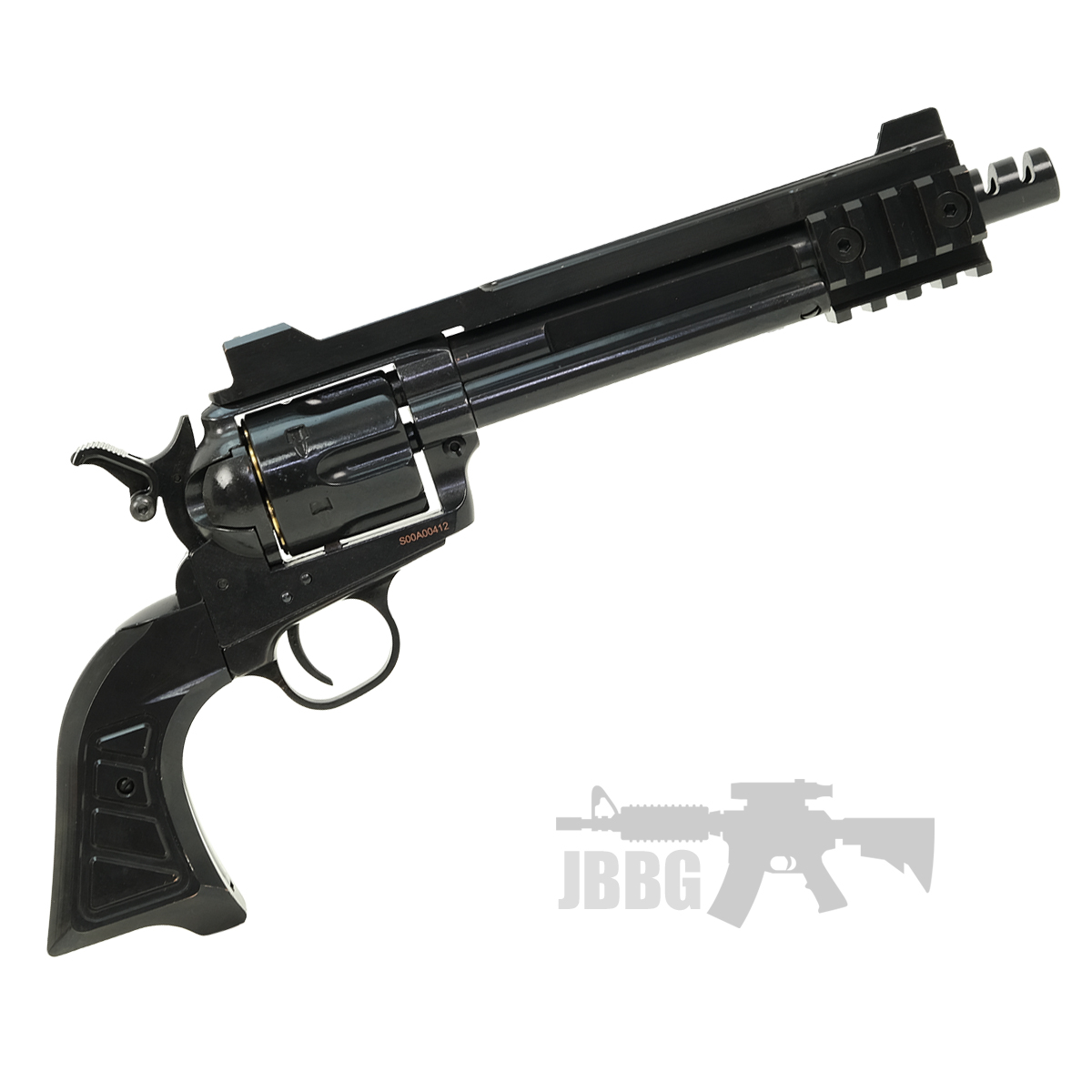 King Arms SAA .45 Devil Gas Airsoft Revolver - Just BB Guns