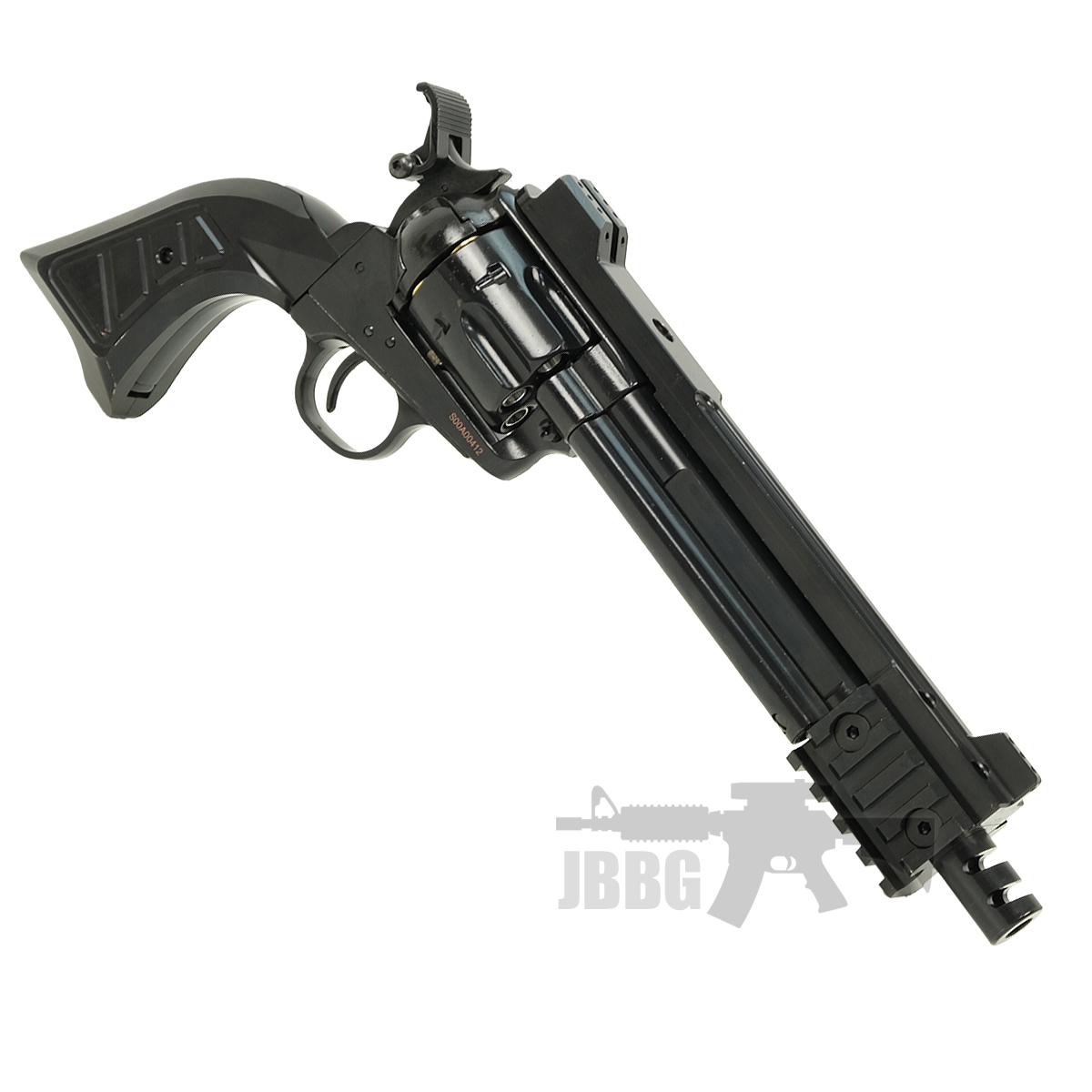 King Arms SAA .45 Devil Gas Airsoft Revolver - Just BB Guns