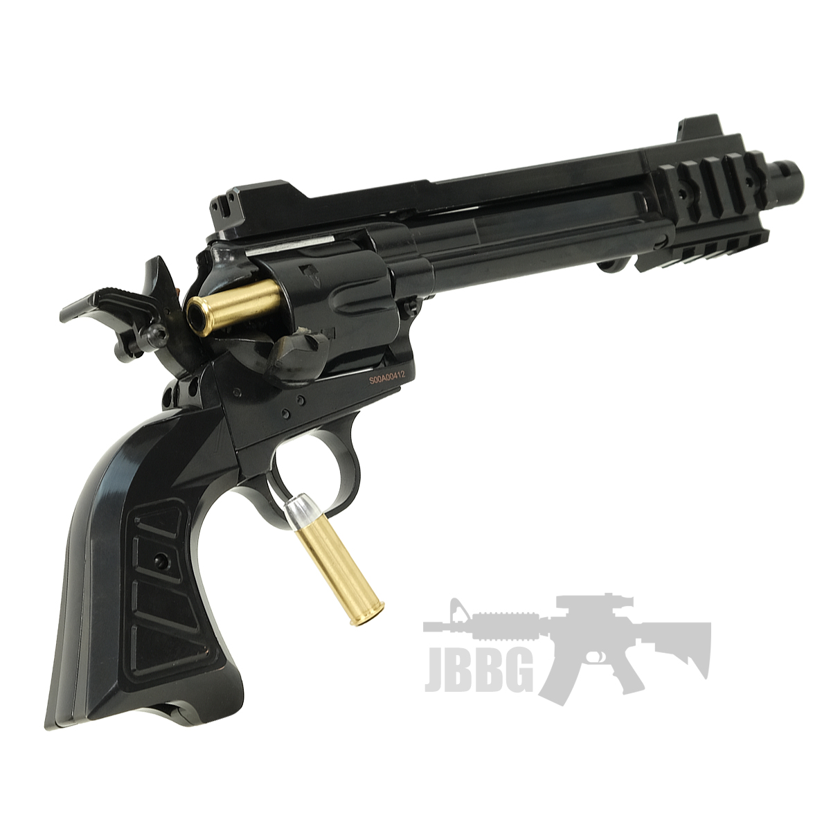 King Arms SAA .45 Devil Gas Airsoft Revolver - Just BB Guns