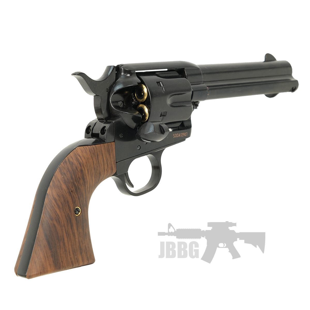 King Arms SAA .45 Peacemaker Revolver S Two-Tone Blue - Just BB Guns