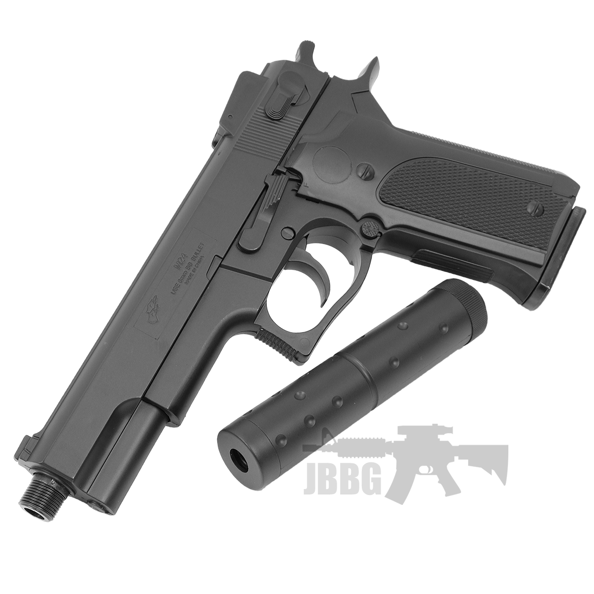M24 Airsoft Pistol with Silencer - Just BB Guns