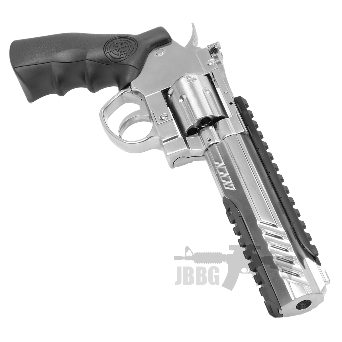 SRC 6 Inch Titan Platinum Ver CO2 Airsoft Revolver - Just BB Guns
