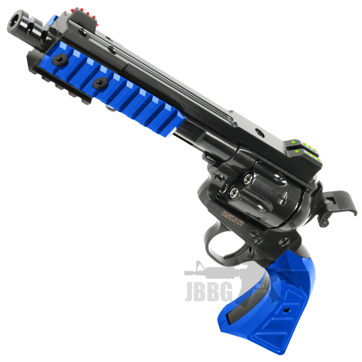 King Arms SAA .45 Devil Gas Airsoft Revolver - Just BB Guns