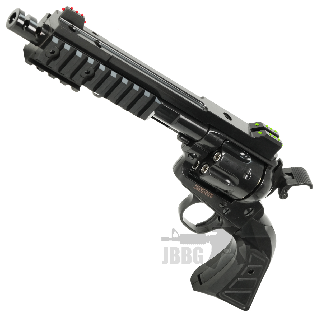 King Arms SAA .45 Devil Gas Airsoft Revolver - Just BB Guns