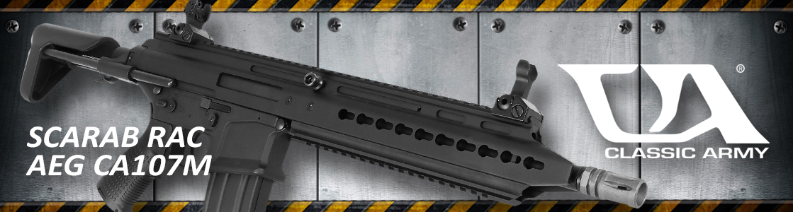 CA107M Scarab RAC AEG Airsoft Gun - Just BB Guns