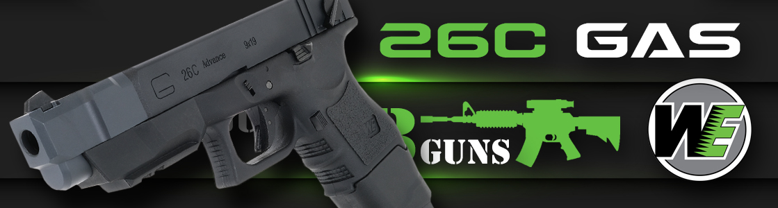 G26C Advance GBB Airsoft Pistol Full Auto - Just BB Guns