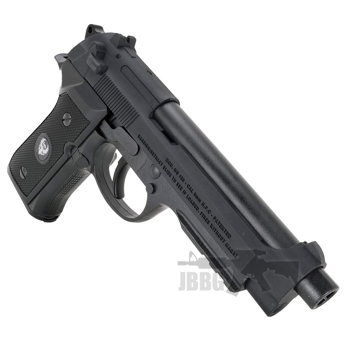 HG126 ABS M9 Gas Airsoft Pistol Black - Just BB Guns