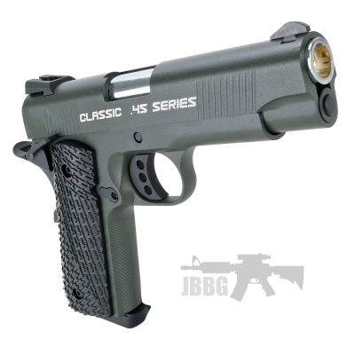 HG172 Tac 1911 Gas Pistol Green - Just BB Guns