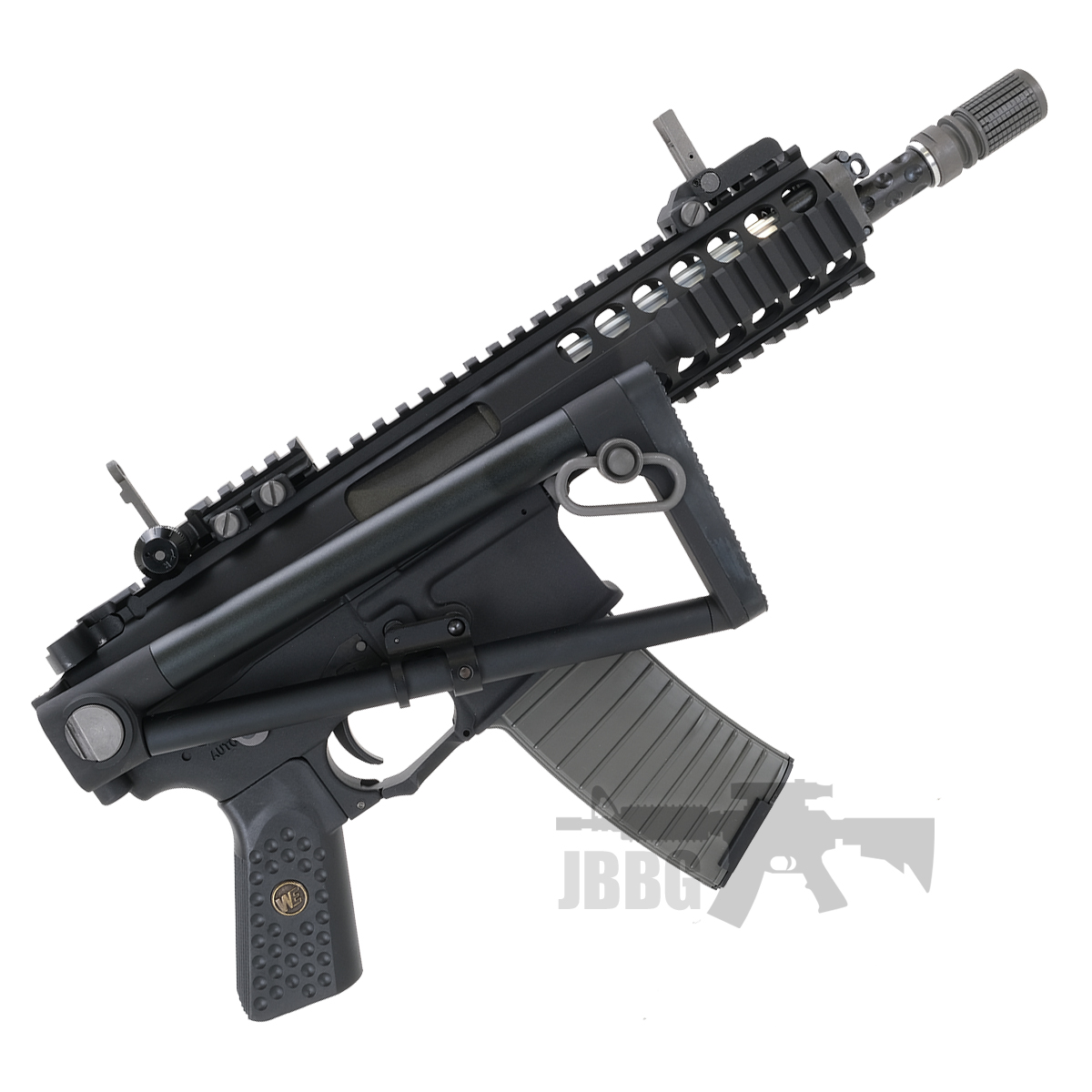 WE PDW Gas Blowback 8″ Airsoft Rifle - Just BB Guns