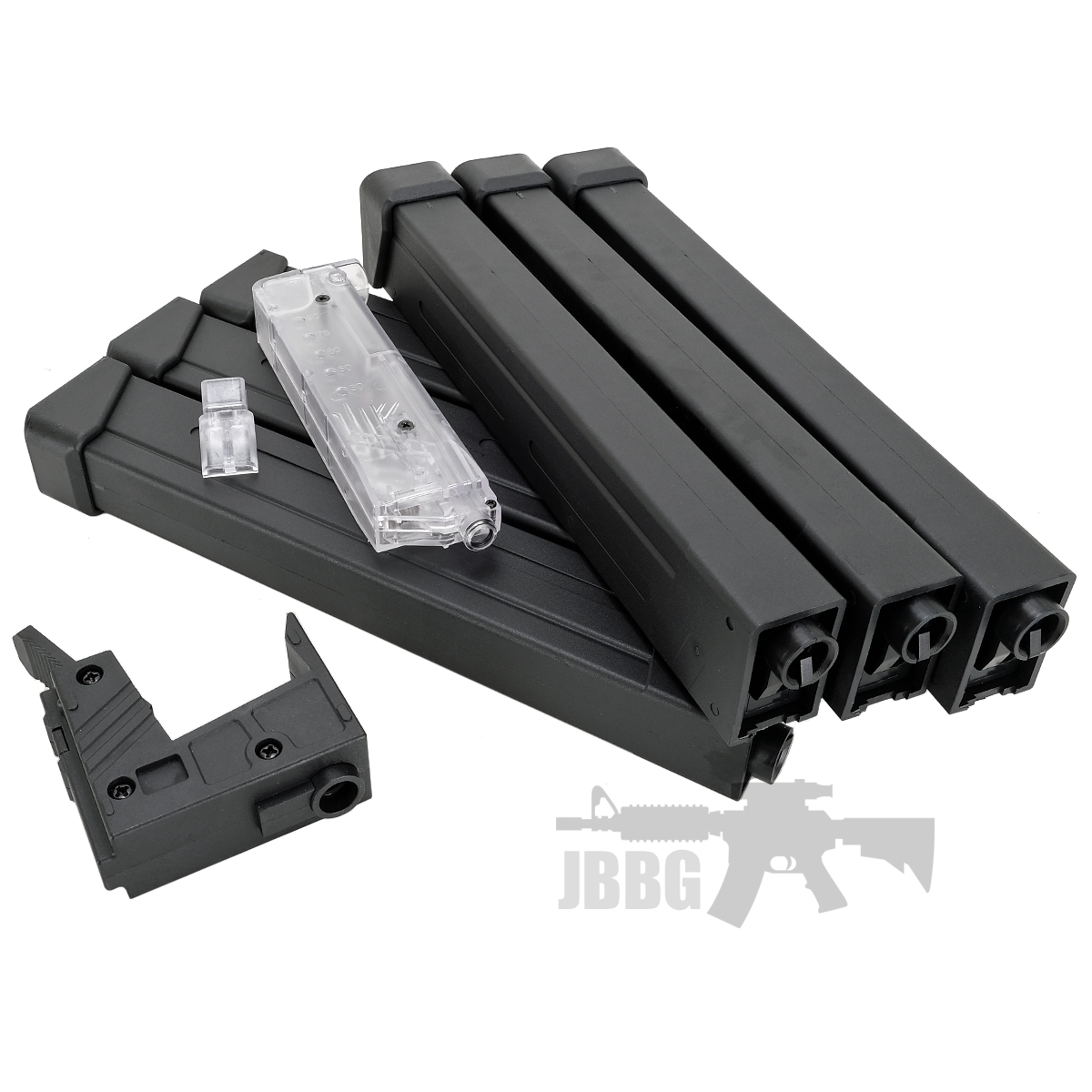 SRC SR4 Bulldog Falcon AEG 110 Rounds 9mm Style 6 Mag Set