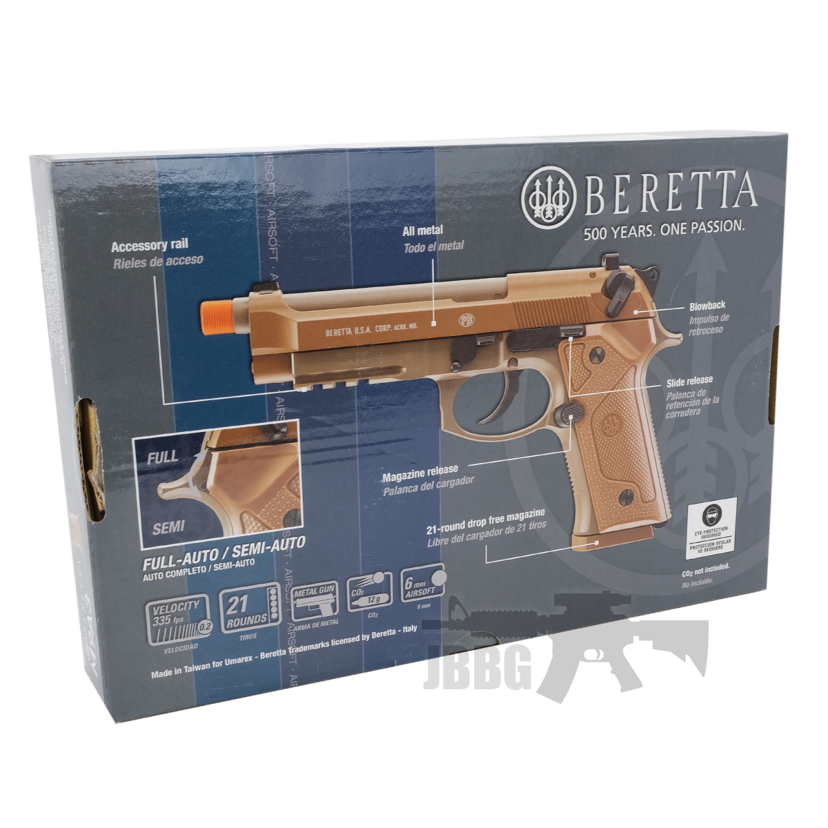 Beretta M9A3 CO2 Airsoft Blowback Pistol Full Auto - Just BB Guns Beretta M9A3 CO2 Airsoft Blowback Pistol Full Auto - Just BB Guns