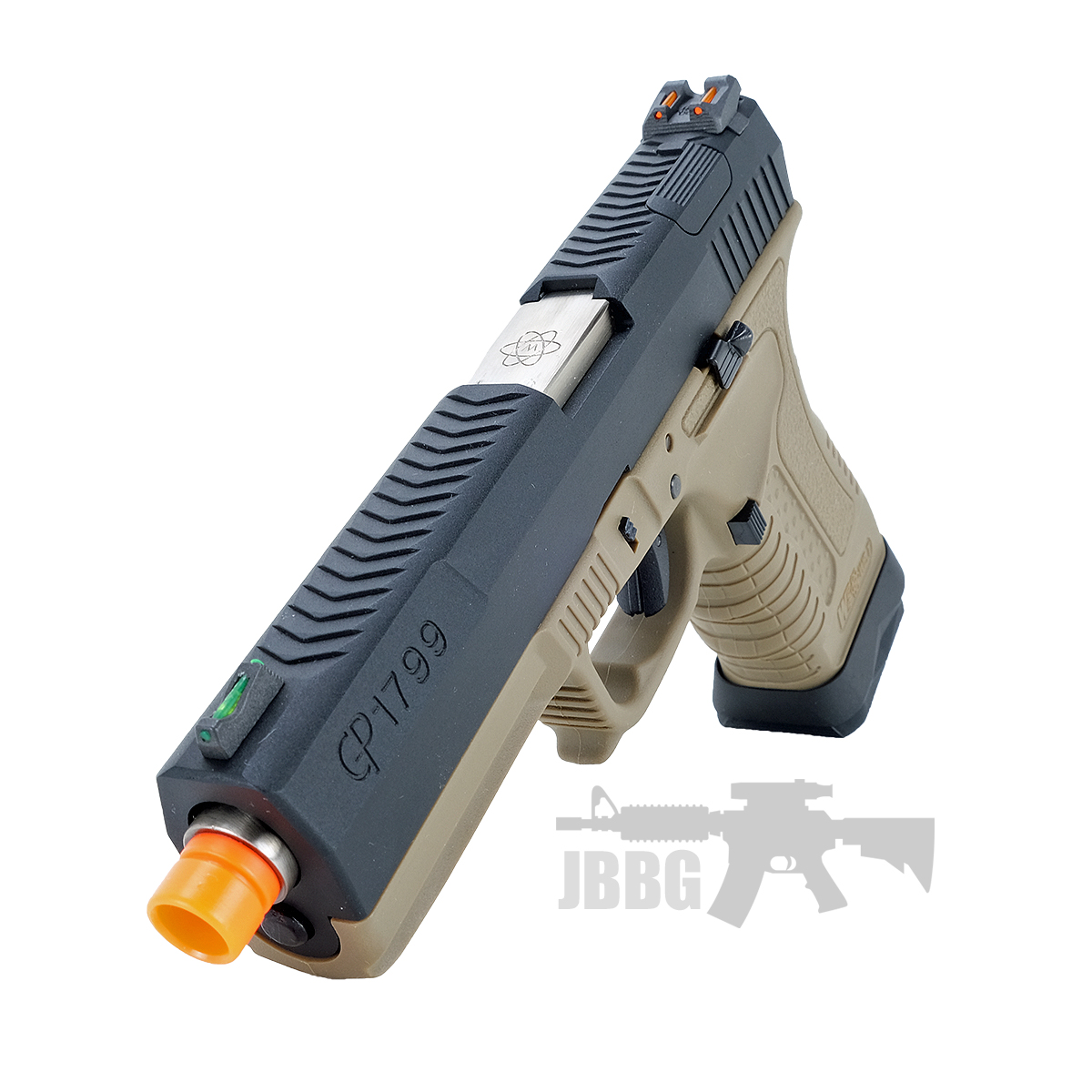 WE GP1799 T1 Gas Blowback Airsoft Pistol Tan - Just BB Guns