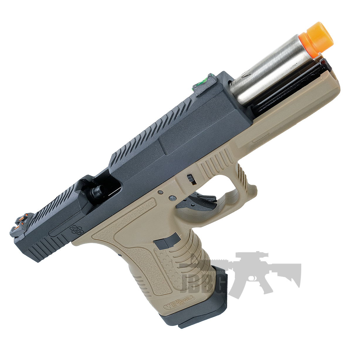 WE GP1799 T1 Gas Blowback Airsoft Pistol Tan - Just BB Guns