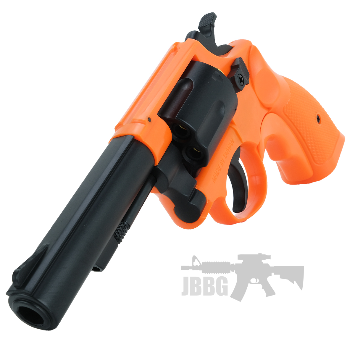 HG131 Airsoft BB Revolver Gas Two-Tone Orange - Just BB Guns