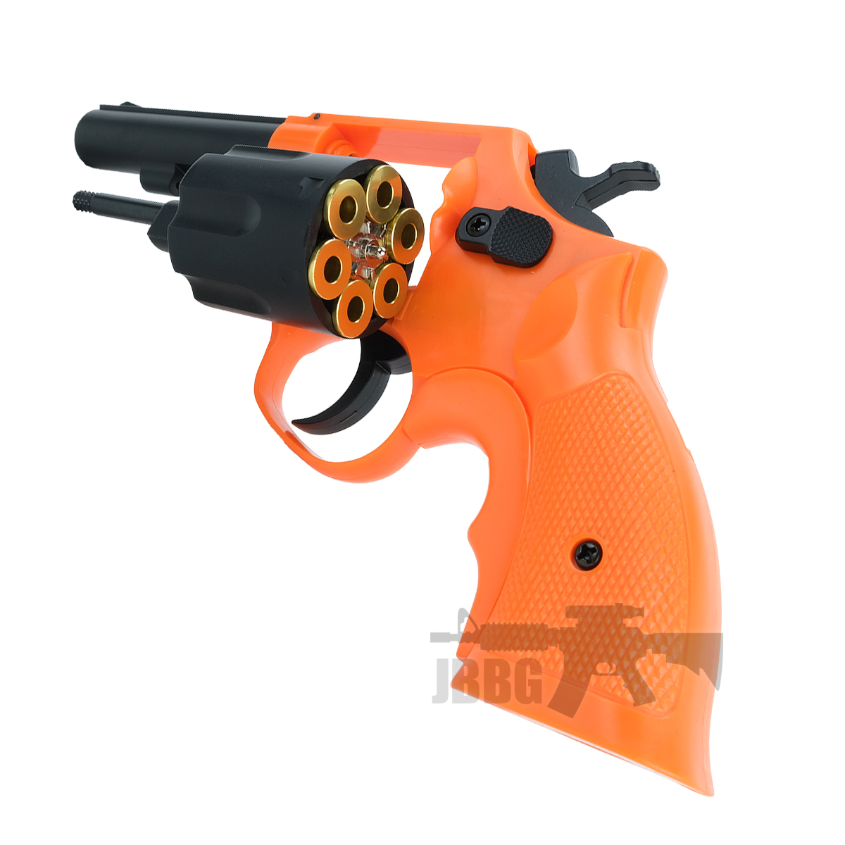 HG131 Airsoft BB Revolver Gas Two-Tone Orange - Just BB Guns