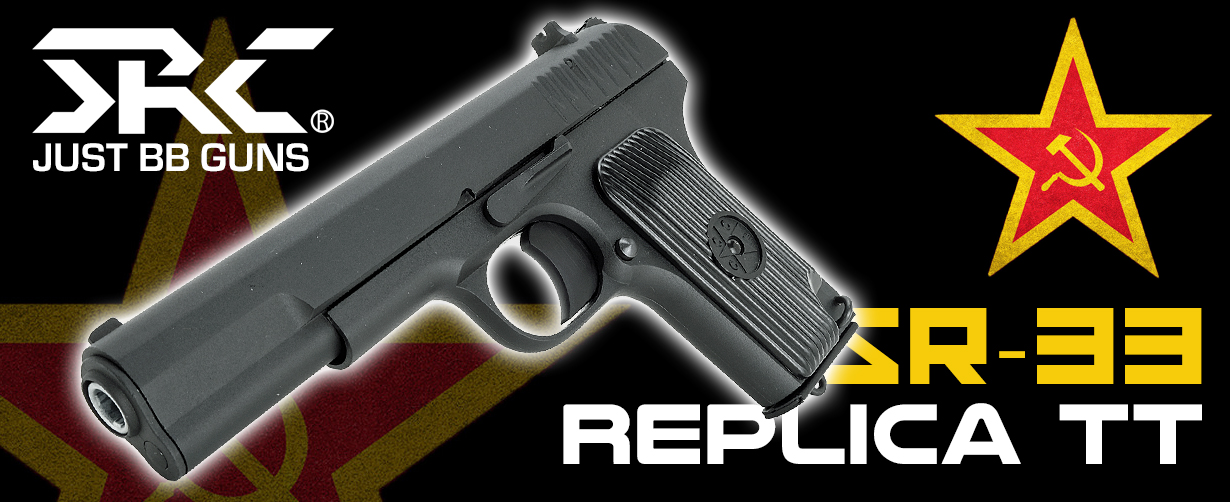 SRC SR-33 Replica TT Airsoft Pistol - Just BB Guns