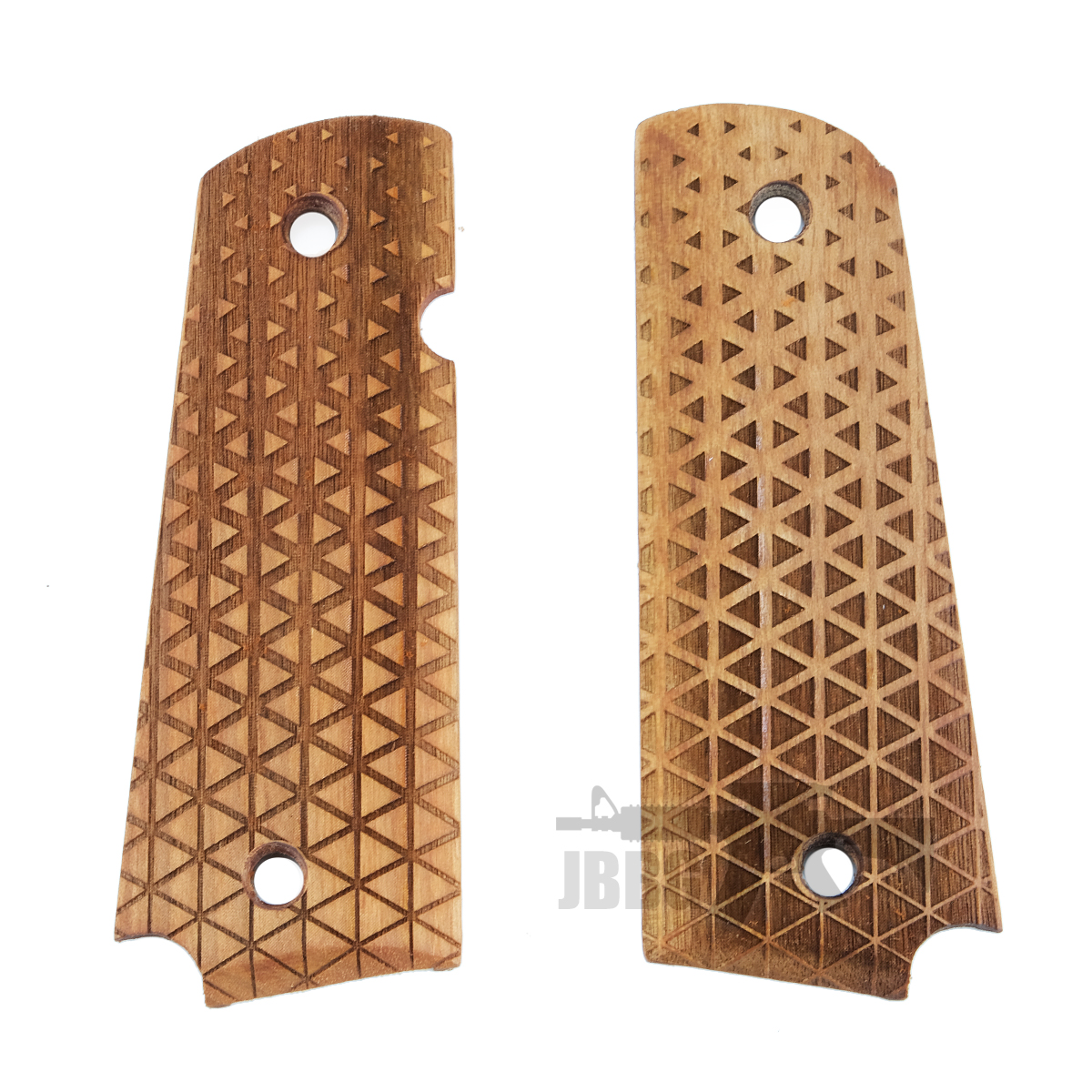 1911 Replica Triangle Wood Pistol Grips - Just BB Guns