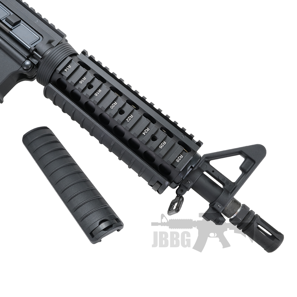 KJ Works M4 V3 II CQB Gas Airsoft Gun with Standard Mag