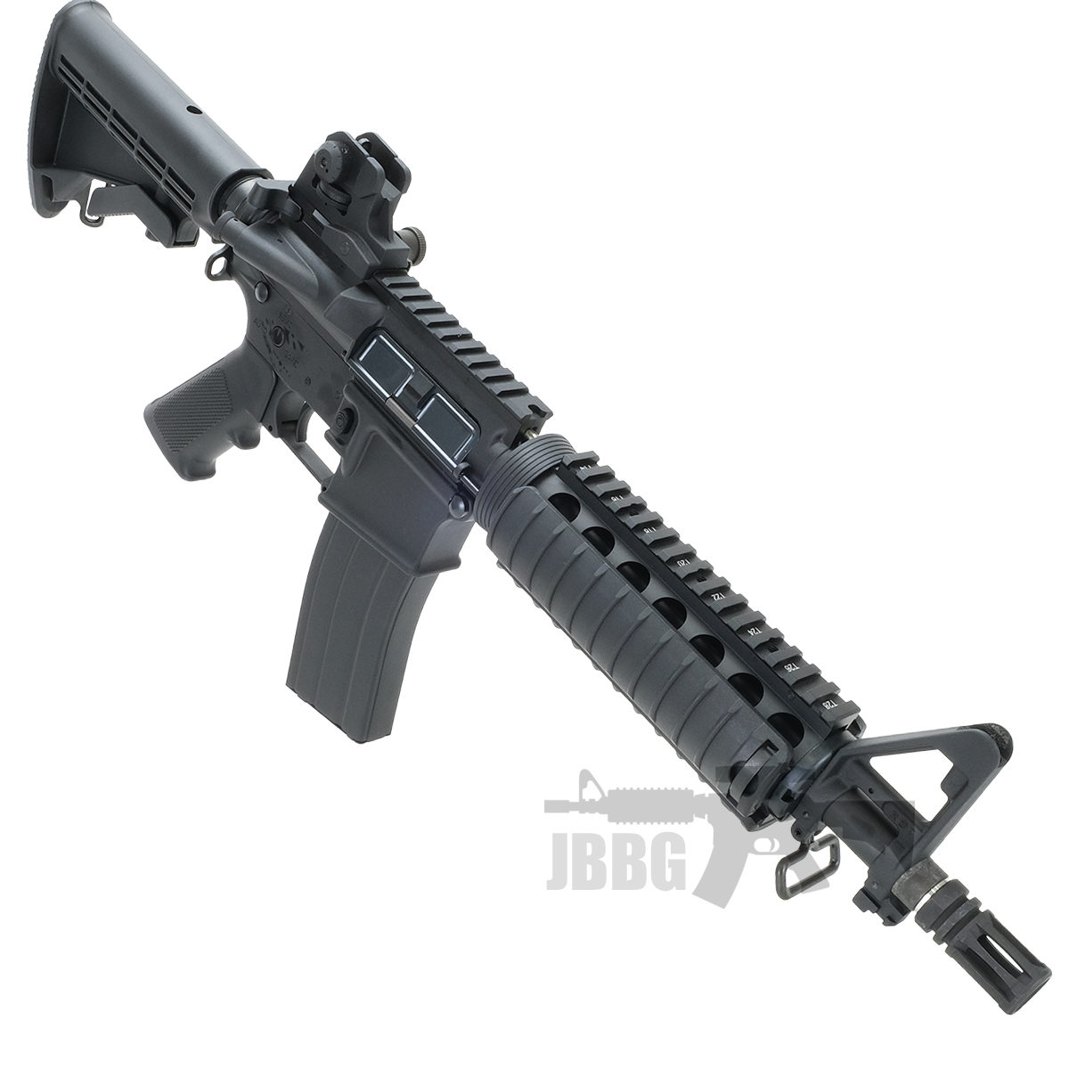 KJ Works M4 V3 II CQB Gas Airsoft Gun with Standard Mag