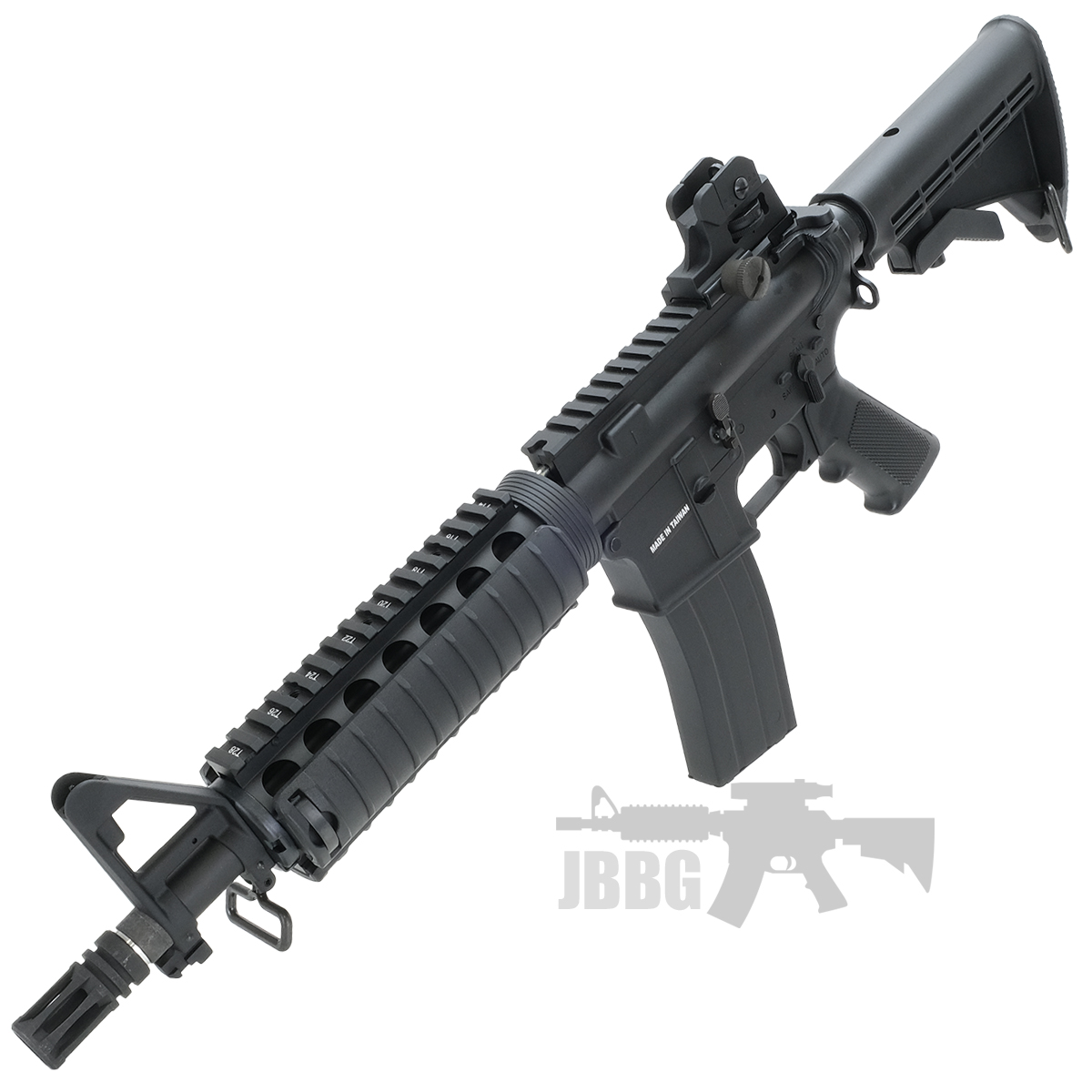 KJ Works M4 V3 II CQB Gas Airsoft Gun with Standard Mag