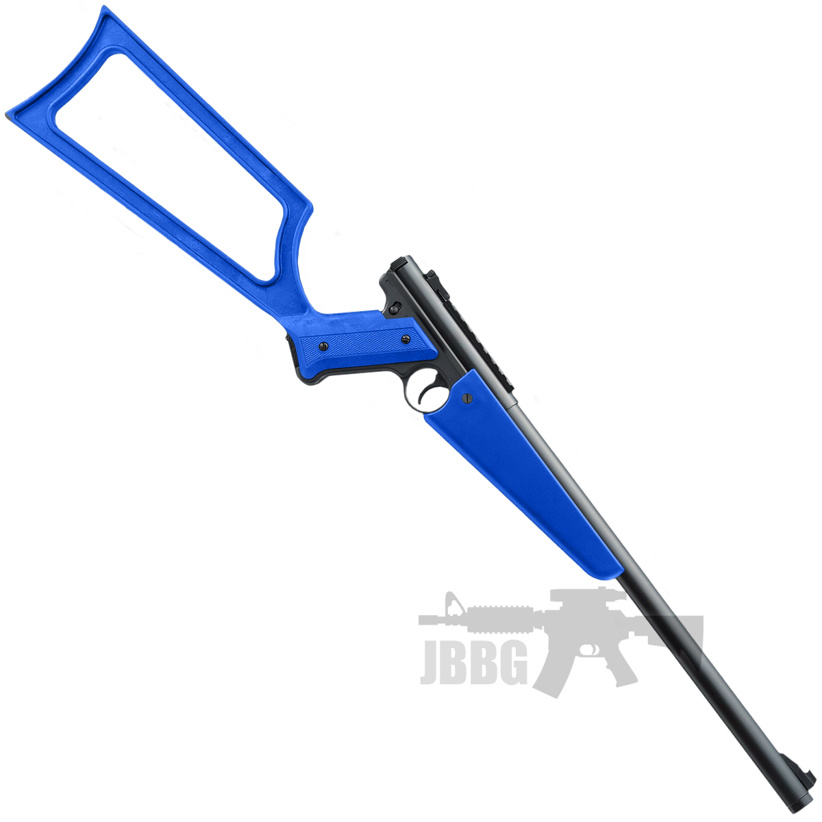 Bundle Offer KJ Works MK1 Carbine Gas Airsoft Rifle Set Blue