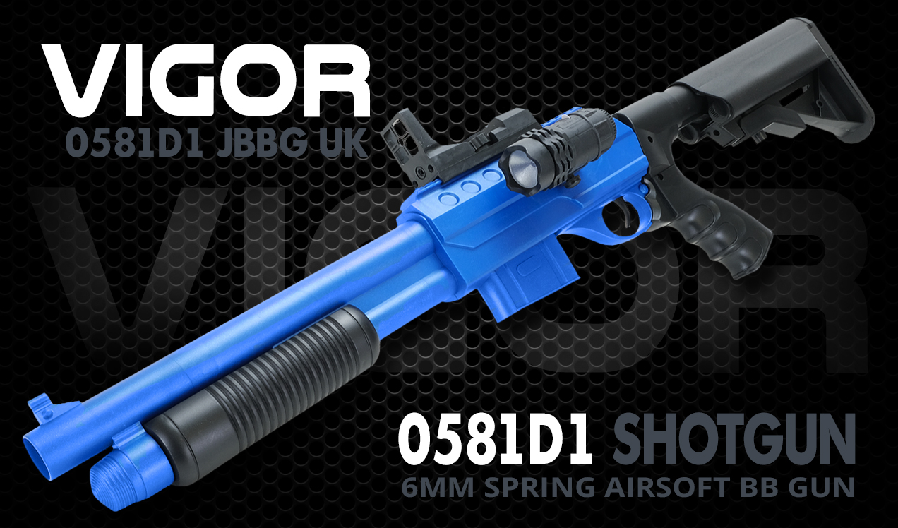 0581D1 Pump Action Airsoft Shotgun - Just BB Guns