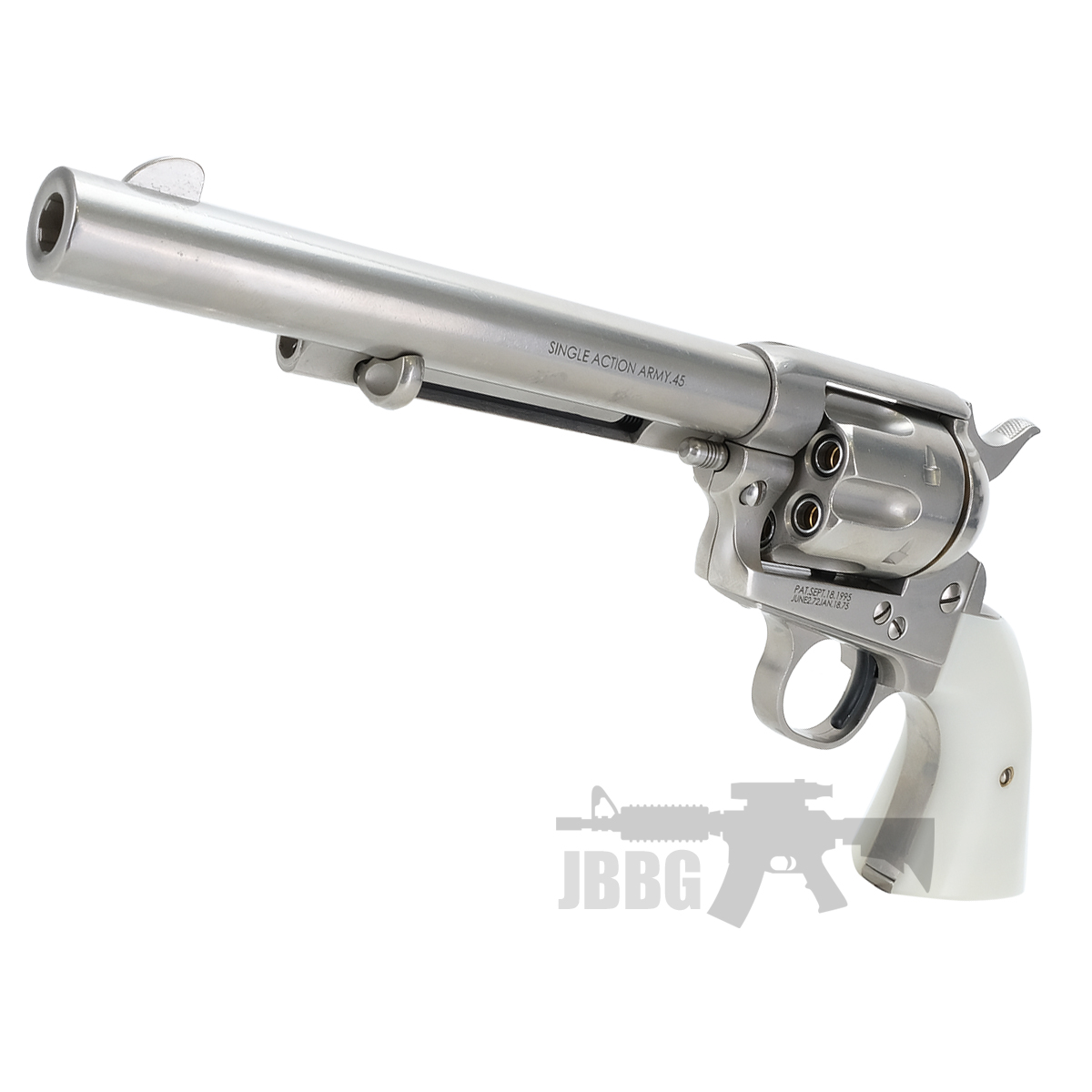 King Arms SAA .45 Peacemaker Airsoft Gas Revolver M - Silver