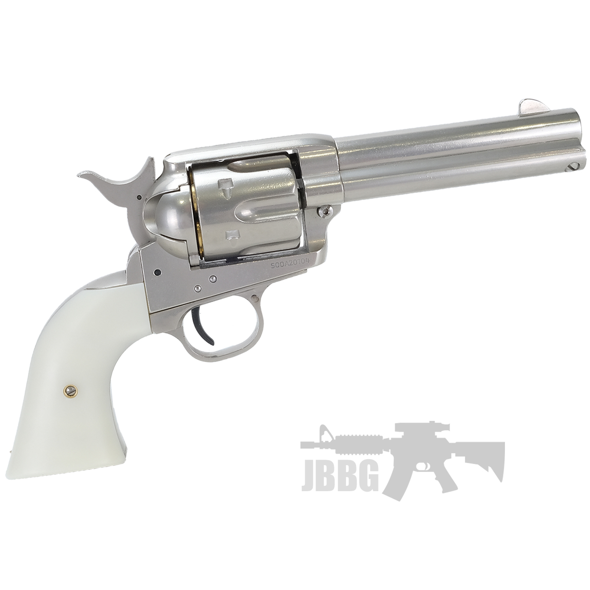 King Arms SAA .45 Peacemaker Airsoft Gas Revolver S - Silver
