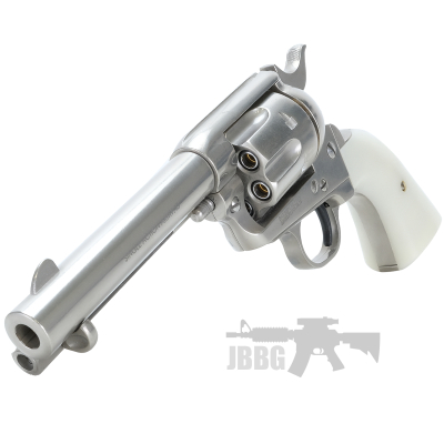 King Arms SAA .45 Peacemaker Airsoft Gas Revolver S - Silver