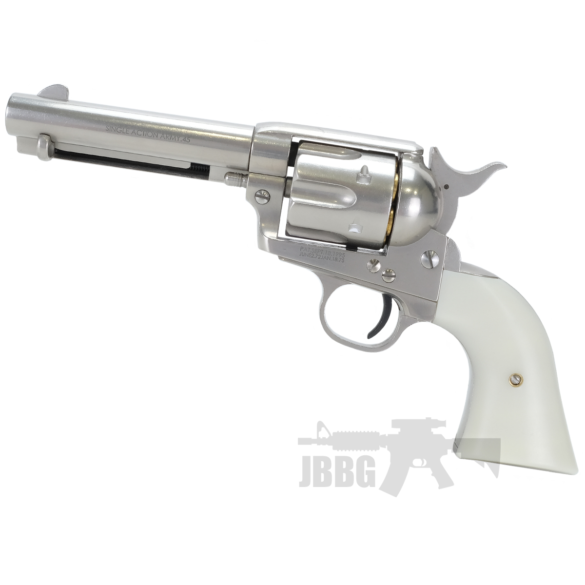 King Arms SAA .45 Peacemaker Airsoft Gas Revolver S - Silver