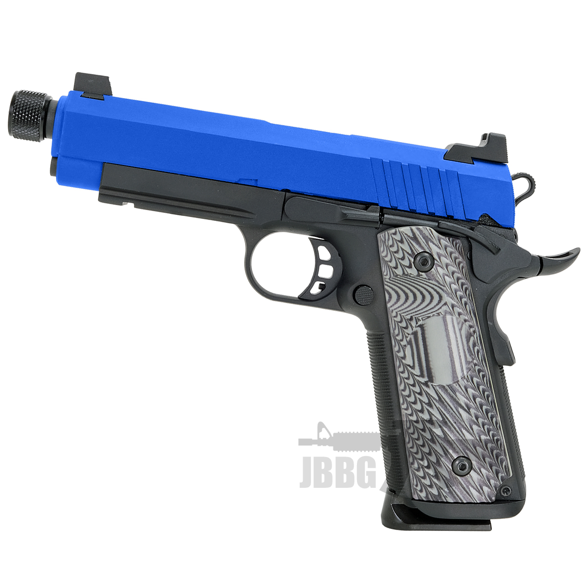 SR1911 Silent Hawk Co2 Blowback Airsoft Pistol - Just BB Guns
