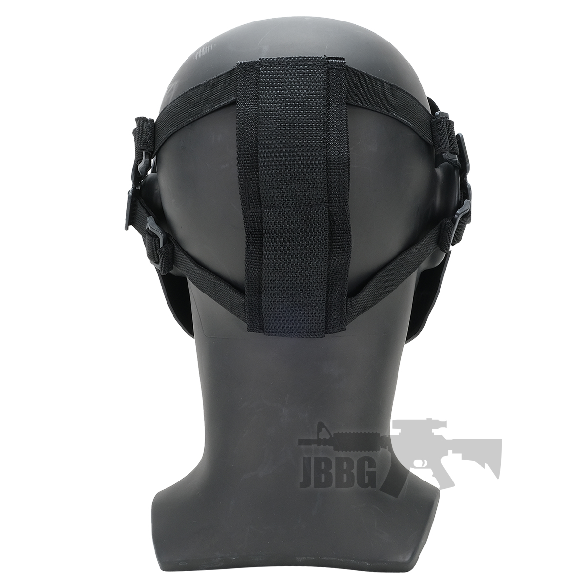 SRC Full Face Skull Airsoft Mask V2 Black with Round Holes