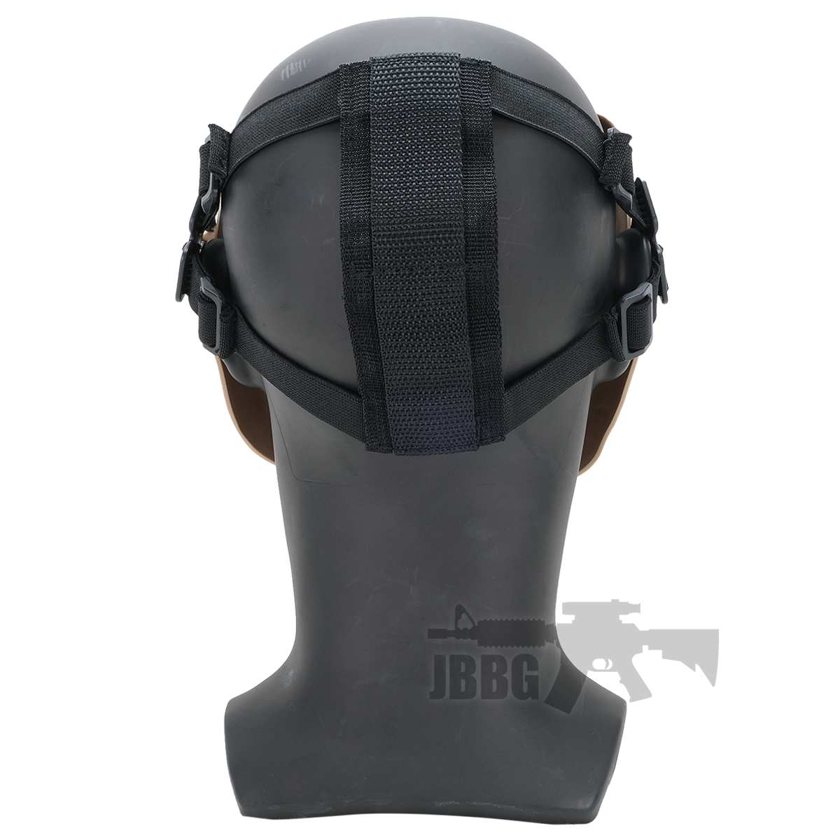 SRC Full Face Skull Airsoft Mask V2 Tan with Round Holes