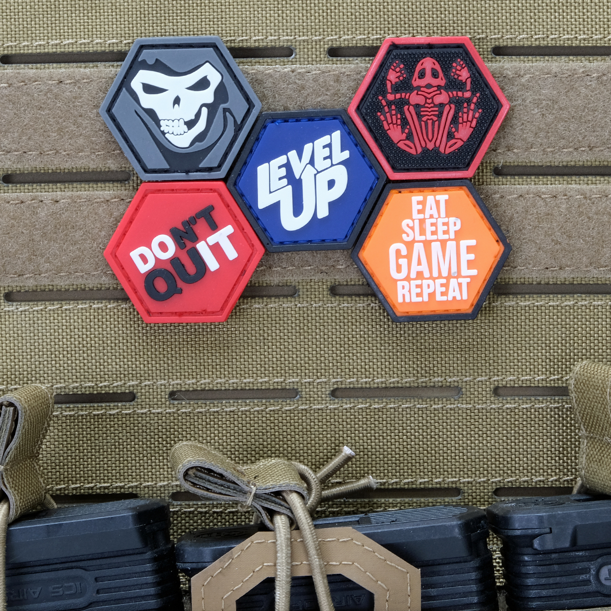 Level Up Gamer Ballistic Hex Patch BH00021 - Just BB Guns