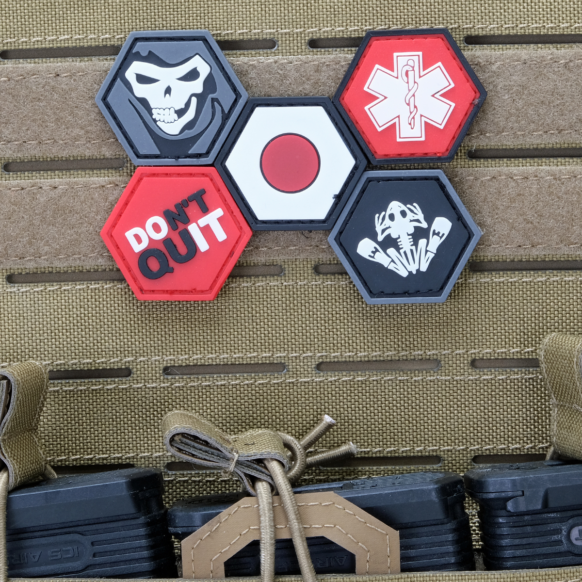 Japan Flag Ballistic Hex Patch BH00023 - Just BB Guns