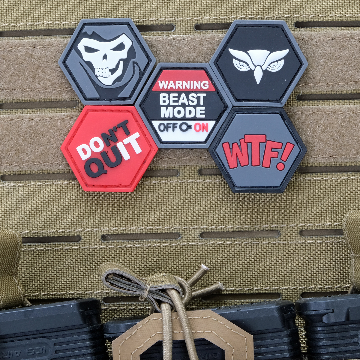 Beast Mode Ballistic Hex Patch BH00025 - Just BB Guns