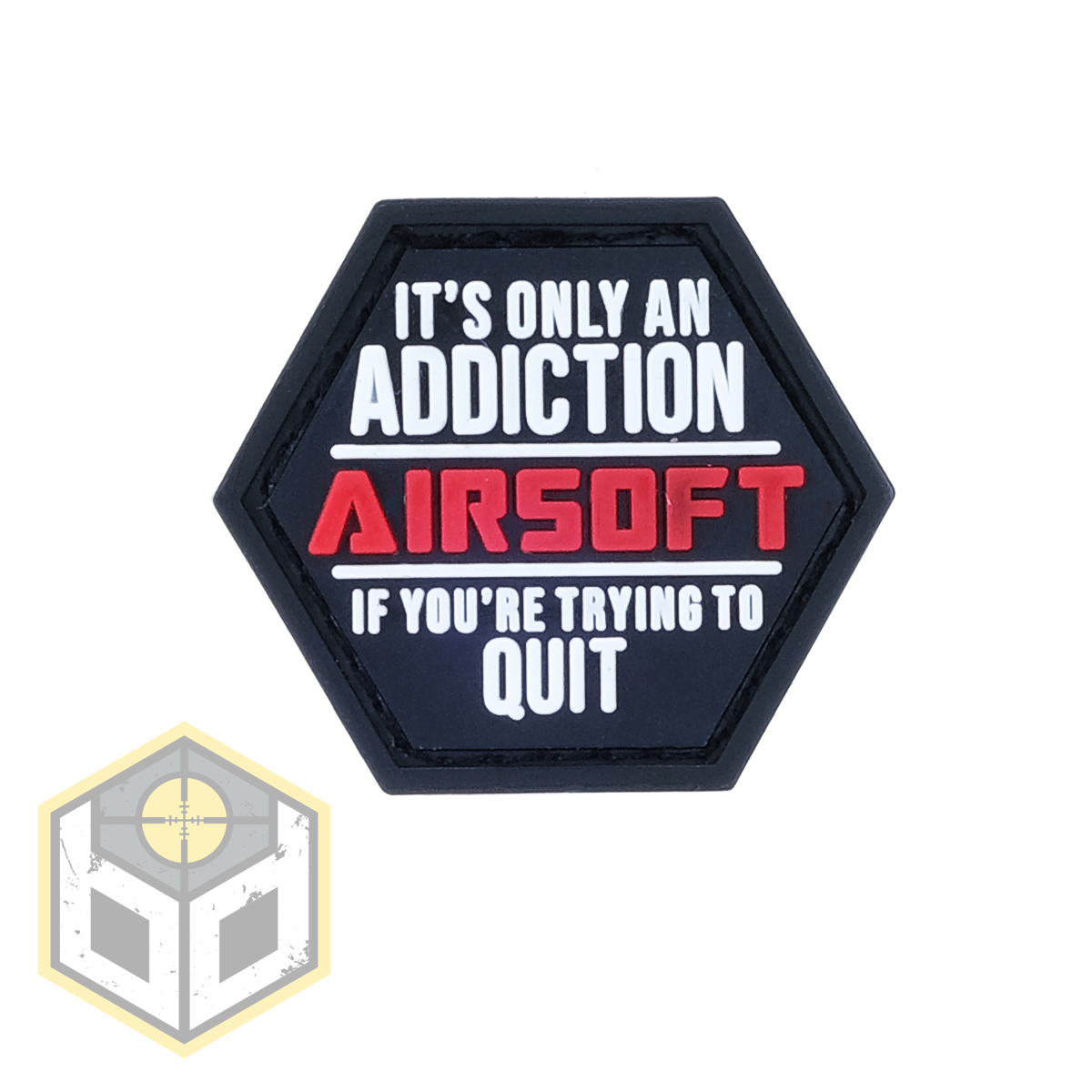 Airsoft Addiction Ballistic Hex Patch BH00038 - Just BB Guns